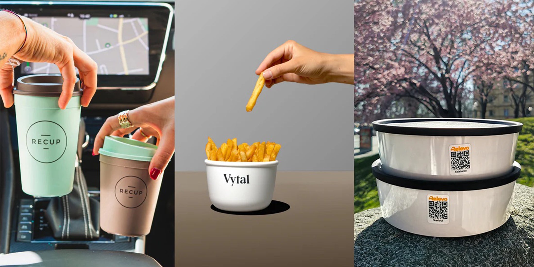 RECUP, Vytal and reCIRCLE in comparison: Which reusable system is ...