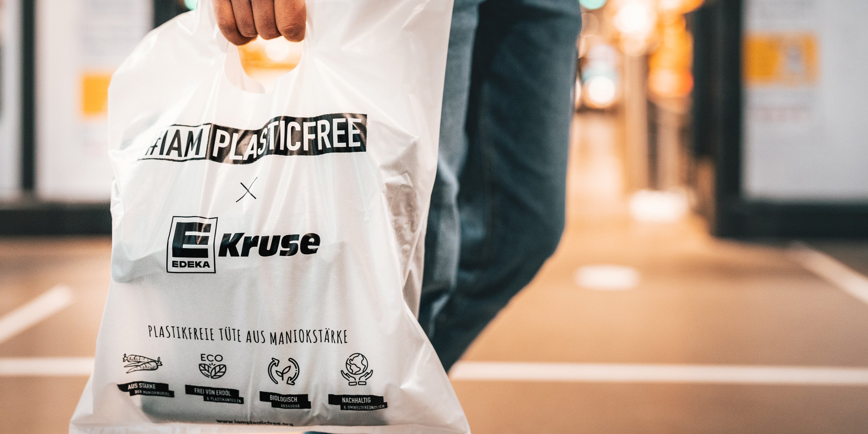 Sustainable shipping bags & bags custom printed | #IAMPLASTICFREE